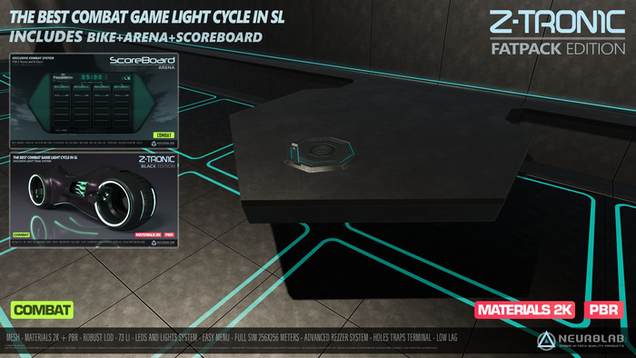 Second Life Marketplace - [SALE -30%] Z-TRONIC FATPACK (COMBAT BIKE ...